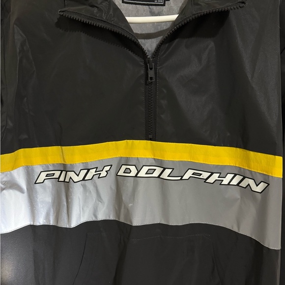 Pink Dolphin | Jackets & Coats | Pink Dolphin Black And Yellow Jacket ...